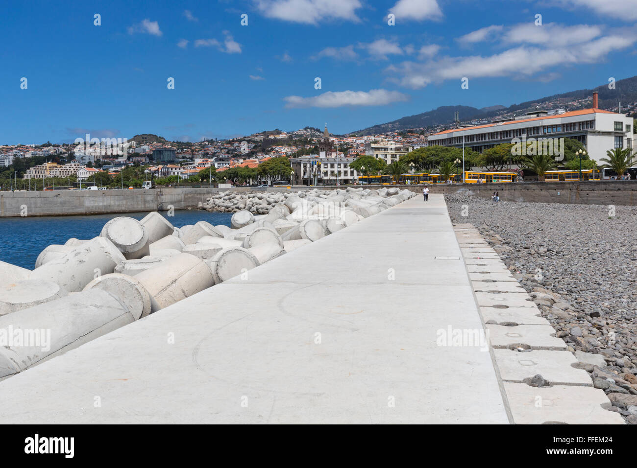The harbour in Funchal, Madeira, Portugal Stock Photo - Alamy