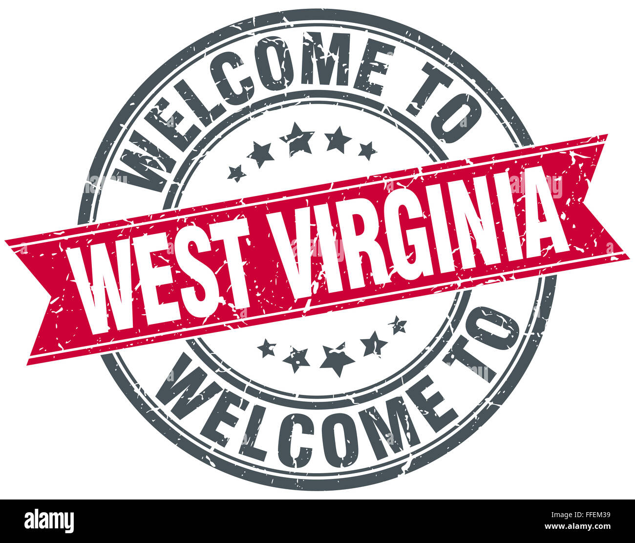 Welcome west virginia red hi-res stock photography and images - Alamy