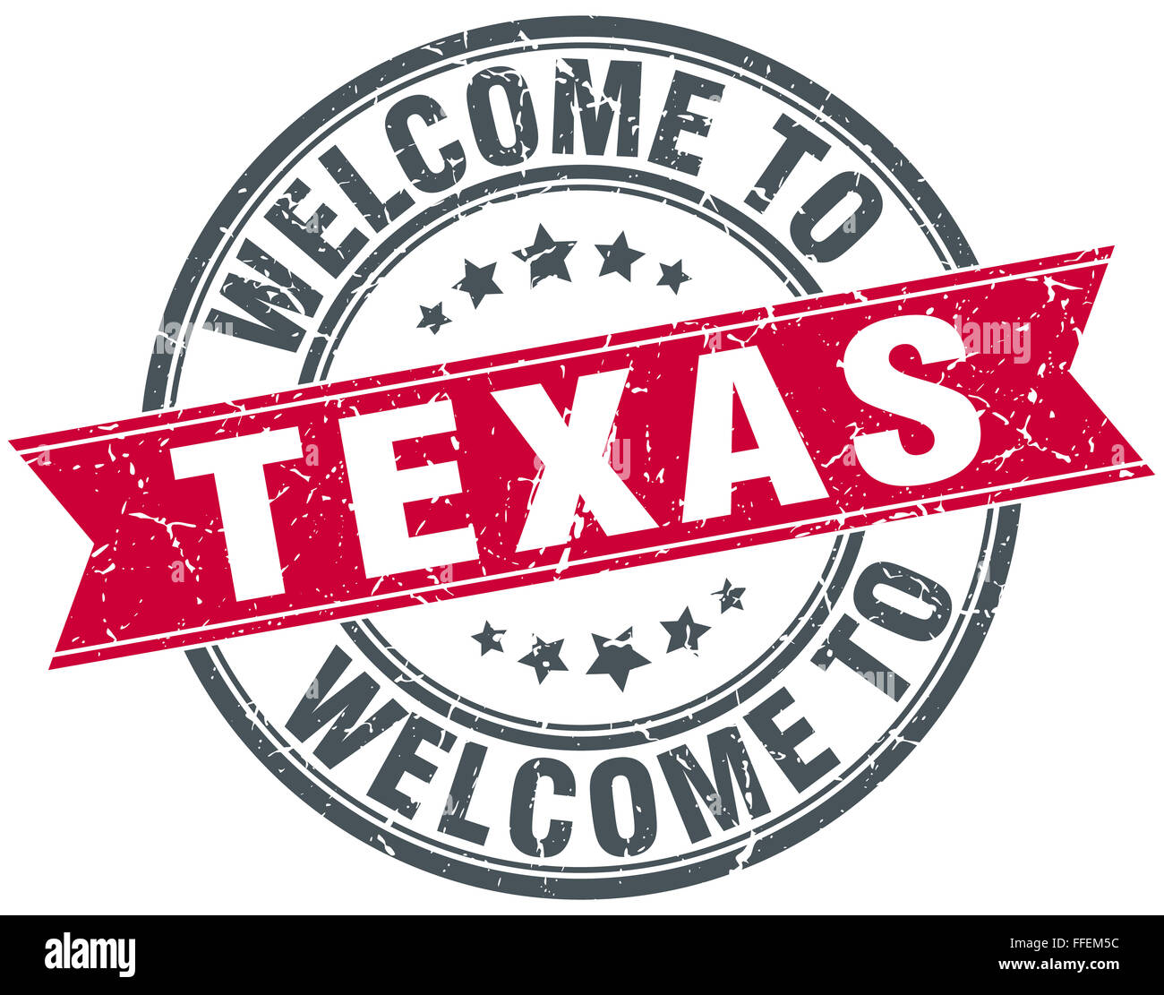 Vintage welcome to texas sign hi-res stock photography and images - Alamy