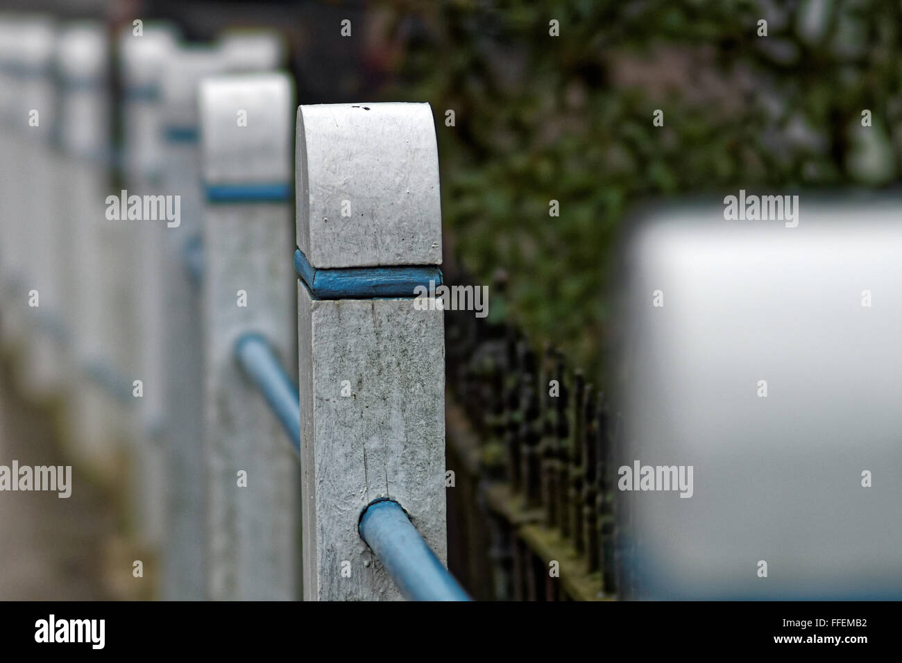 Blue steel railings hi-res stock photography and images - Alamy