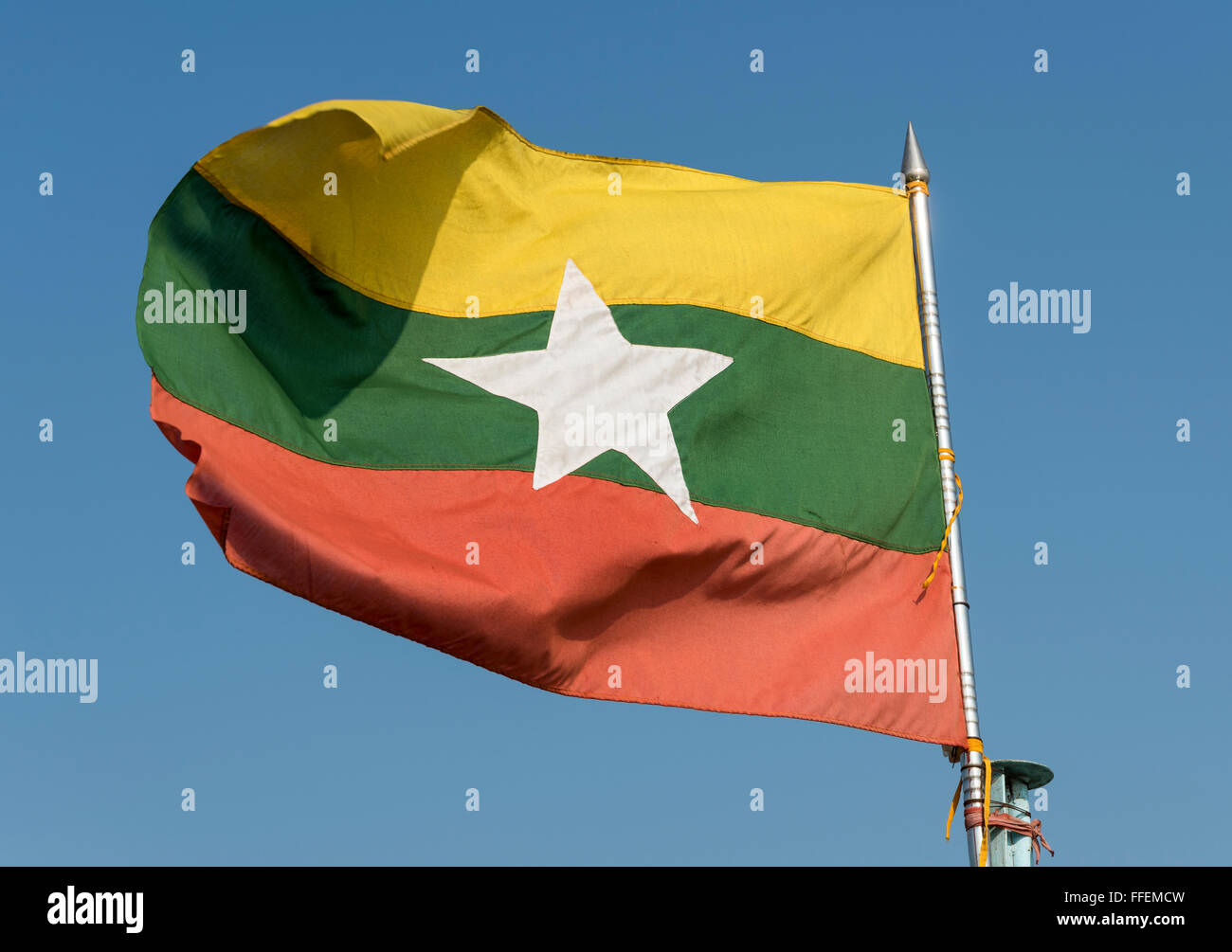 Union of burma flag hi-res stock photography and images - Alamy