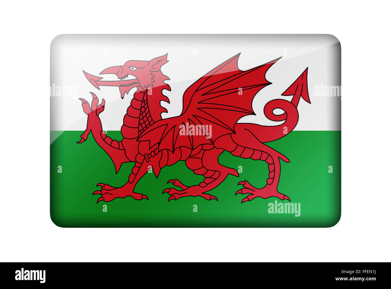 Dragon symbol of wales Cut Out Stock Images & Pictures - Alamy