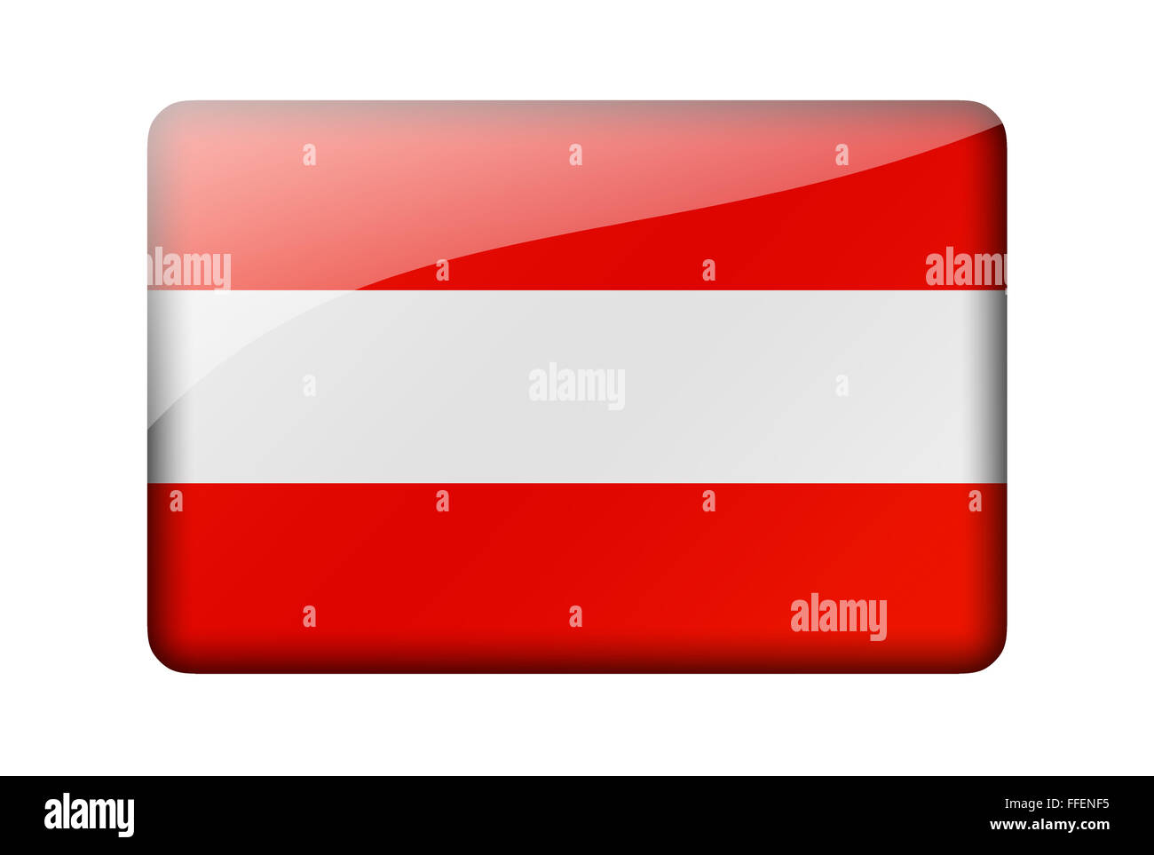The Austrian flag Stock Photo - Alamy