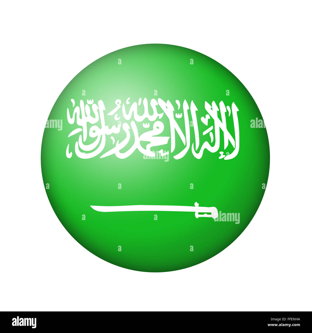 The Saudi Arabia flag Stock Photo - Alamy