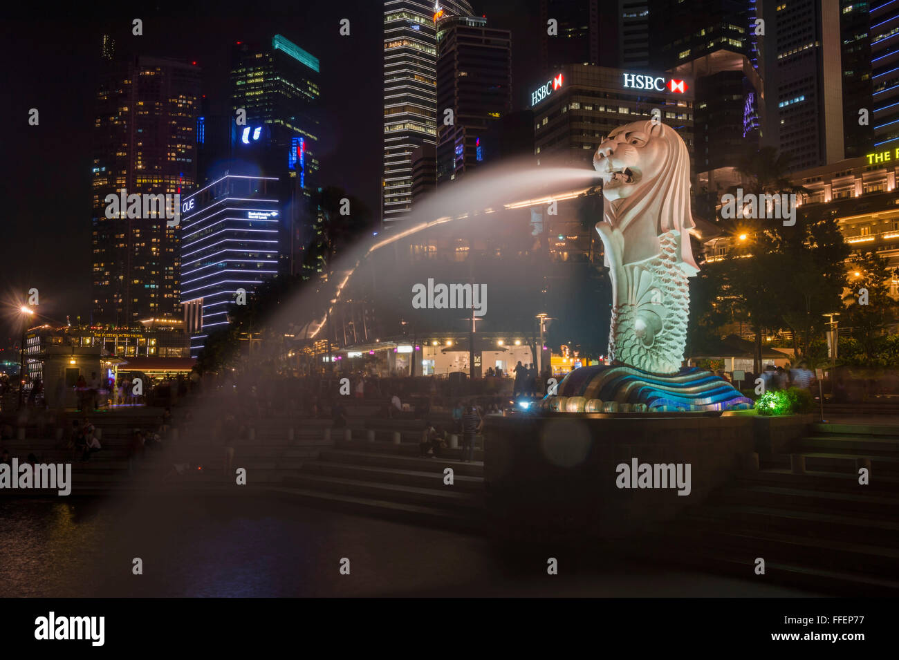Merlion statues hi-res stock photography and images - Alamy