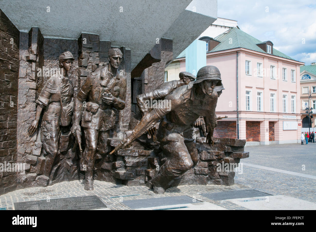 Warsaw Uprising Monument, Warsaw Stock Photo - Alamy