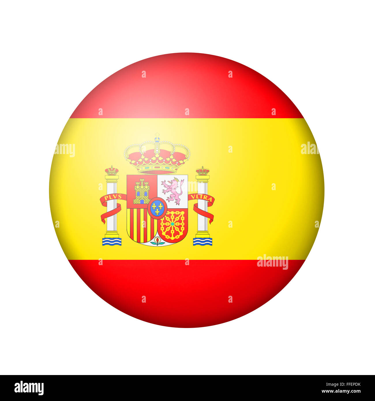 The Spanish flag Stock Photo - Alamy