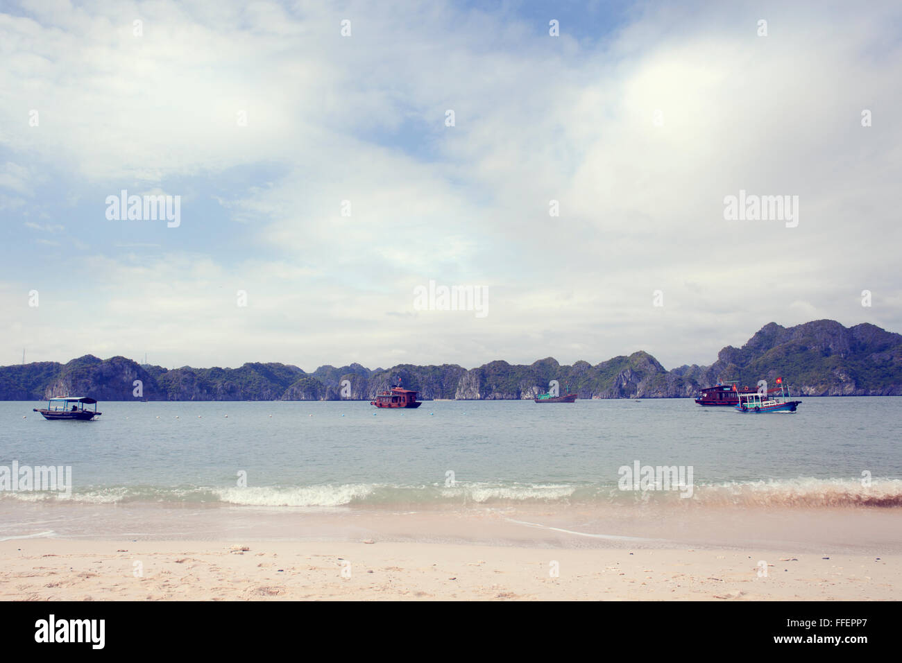 Vietnam landscape cat ba hi-res stock photography and images - Alamy