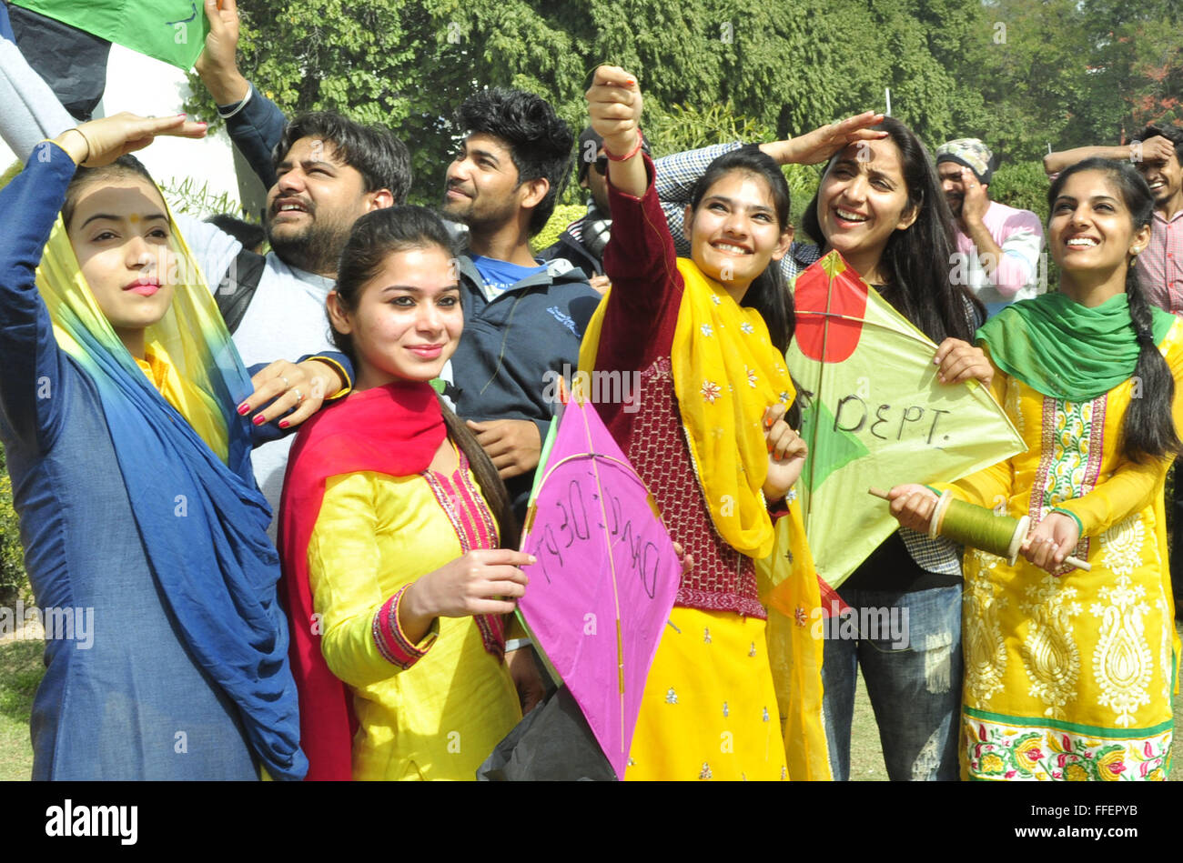 Basant kite festival hi-res stock photography and images - Alamy