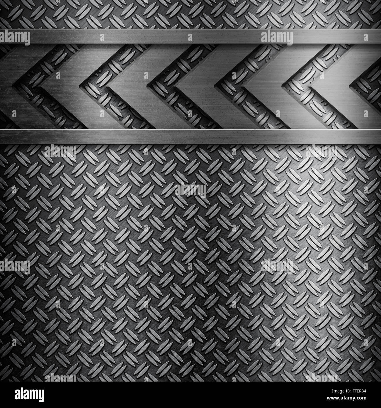 Metal background with tread plate pattern Stock Photo - Alamy