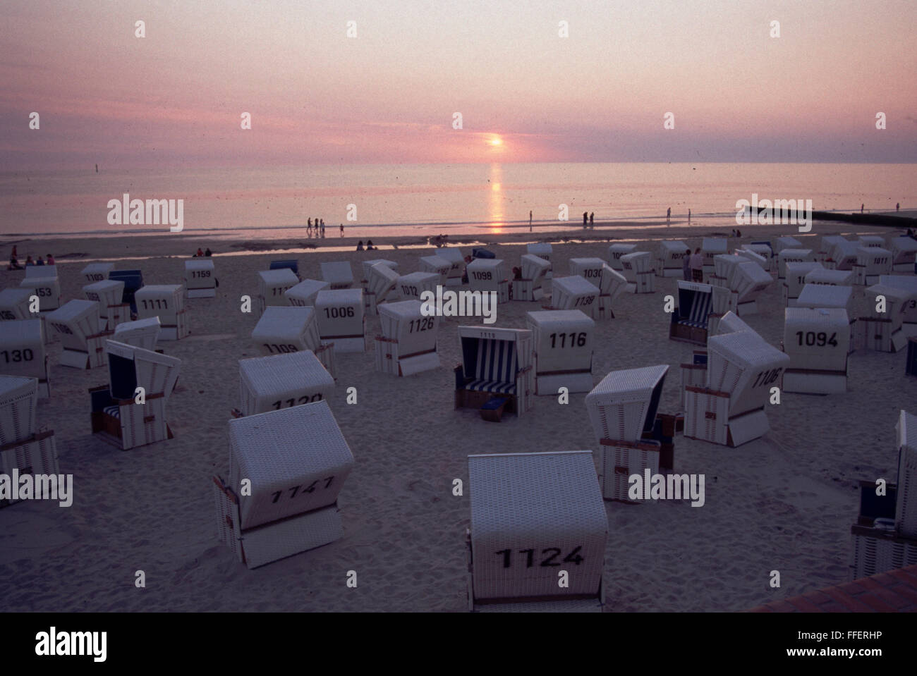 Strand bei Westerland, Sylt Stock Photo - Alamy