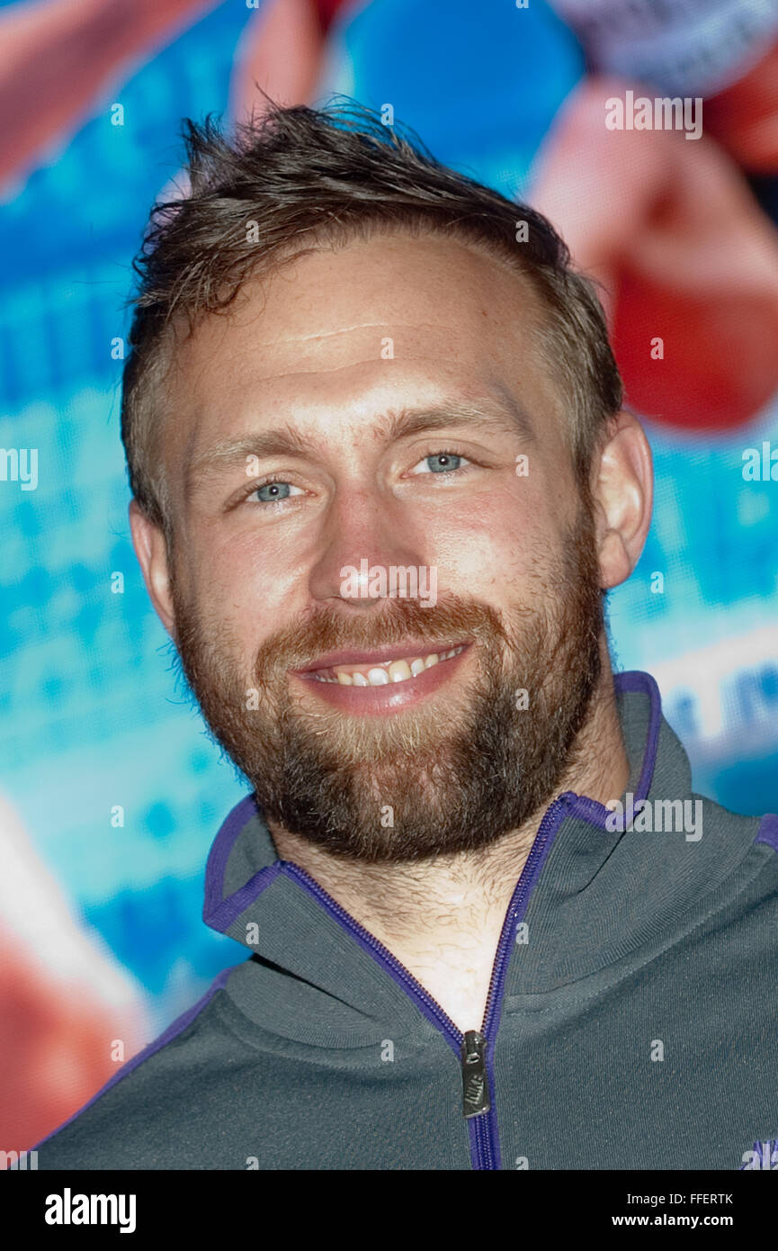 Olympic discus champion Robert Harting, photographed in Berlin, Germany ...