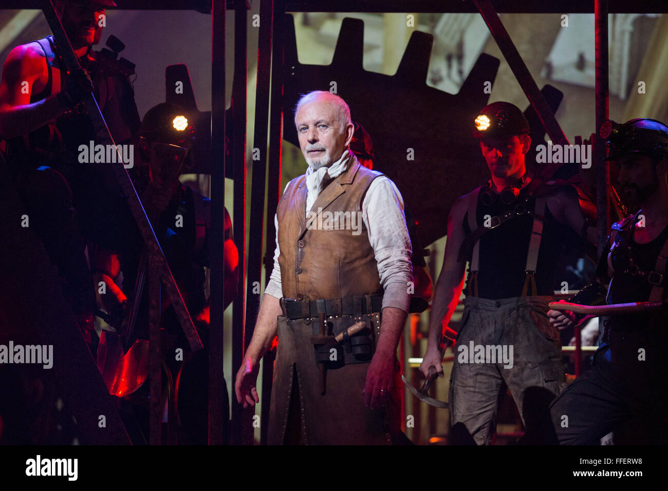 London, UK. 12 February 2016. Pictured: David Essex. Bill Kenwright and ...
