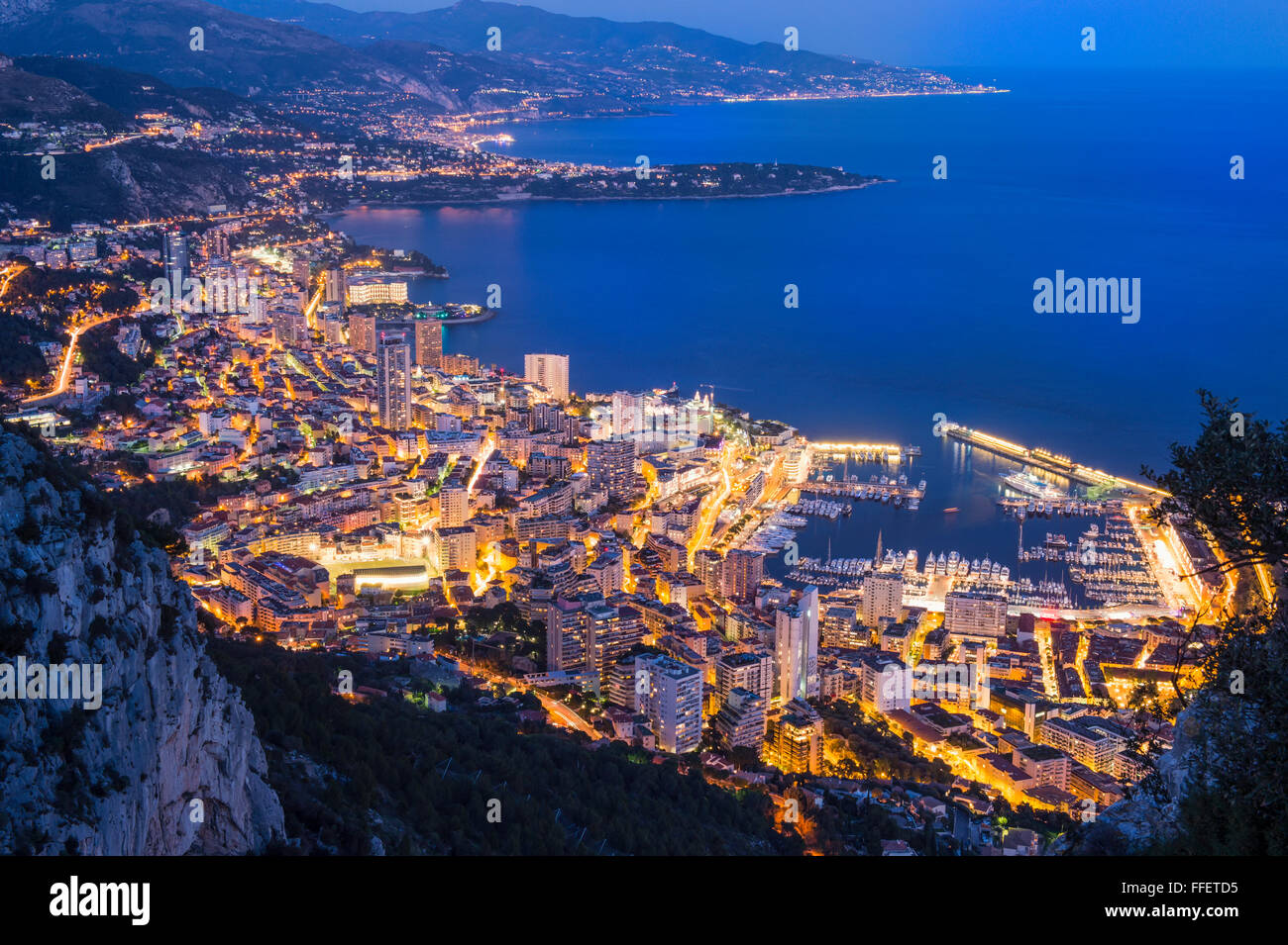 Monaco overview hi-res stock photography and images - Alamy