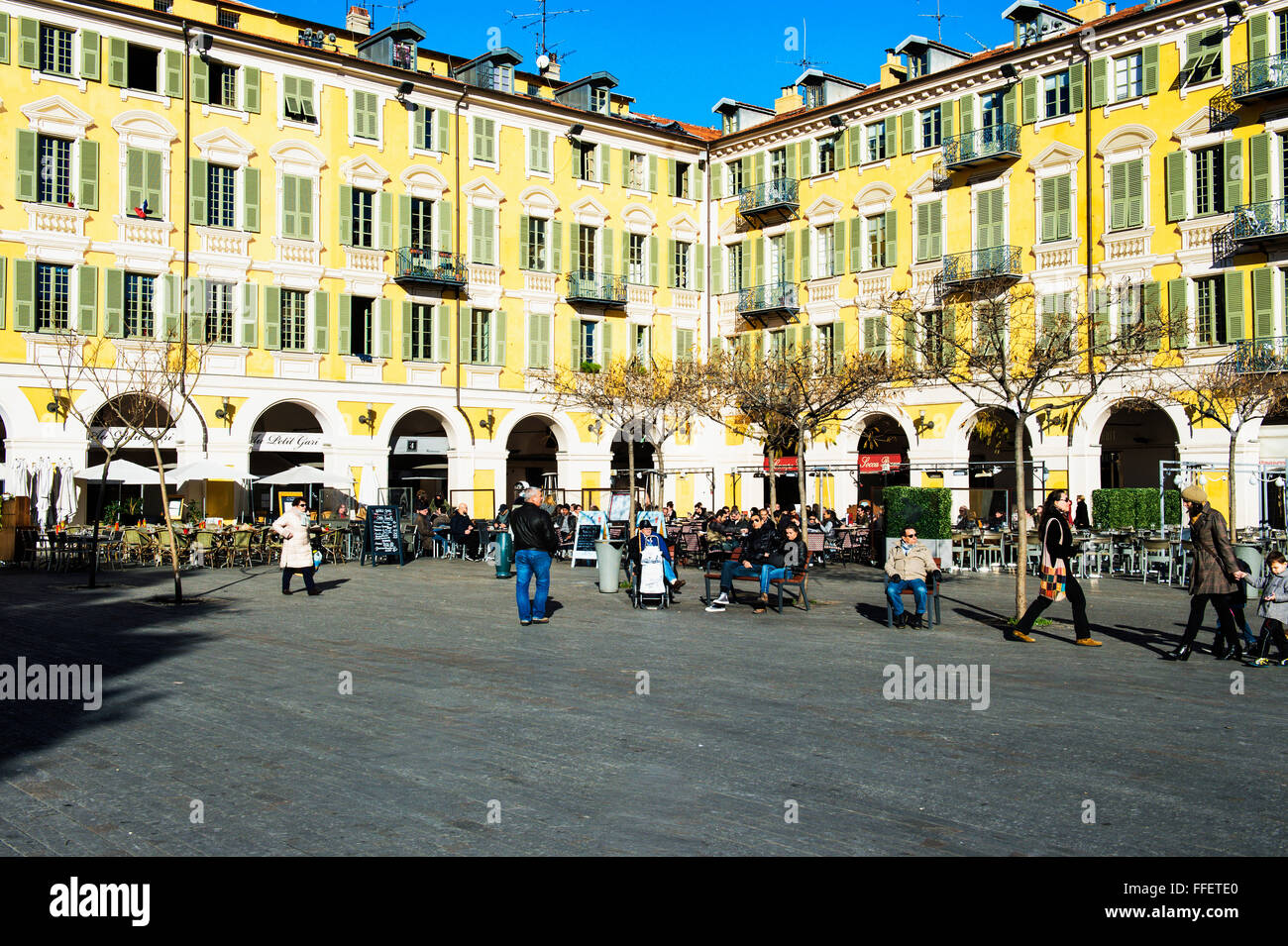 Garibaldi Plaza, Nice, Alpes-Maritimes Department, Cote d'Azur, France ...