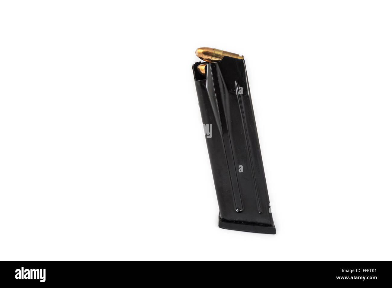 gun magazine full of bullets Stock Photo - Alamy