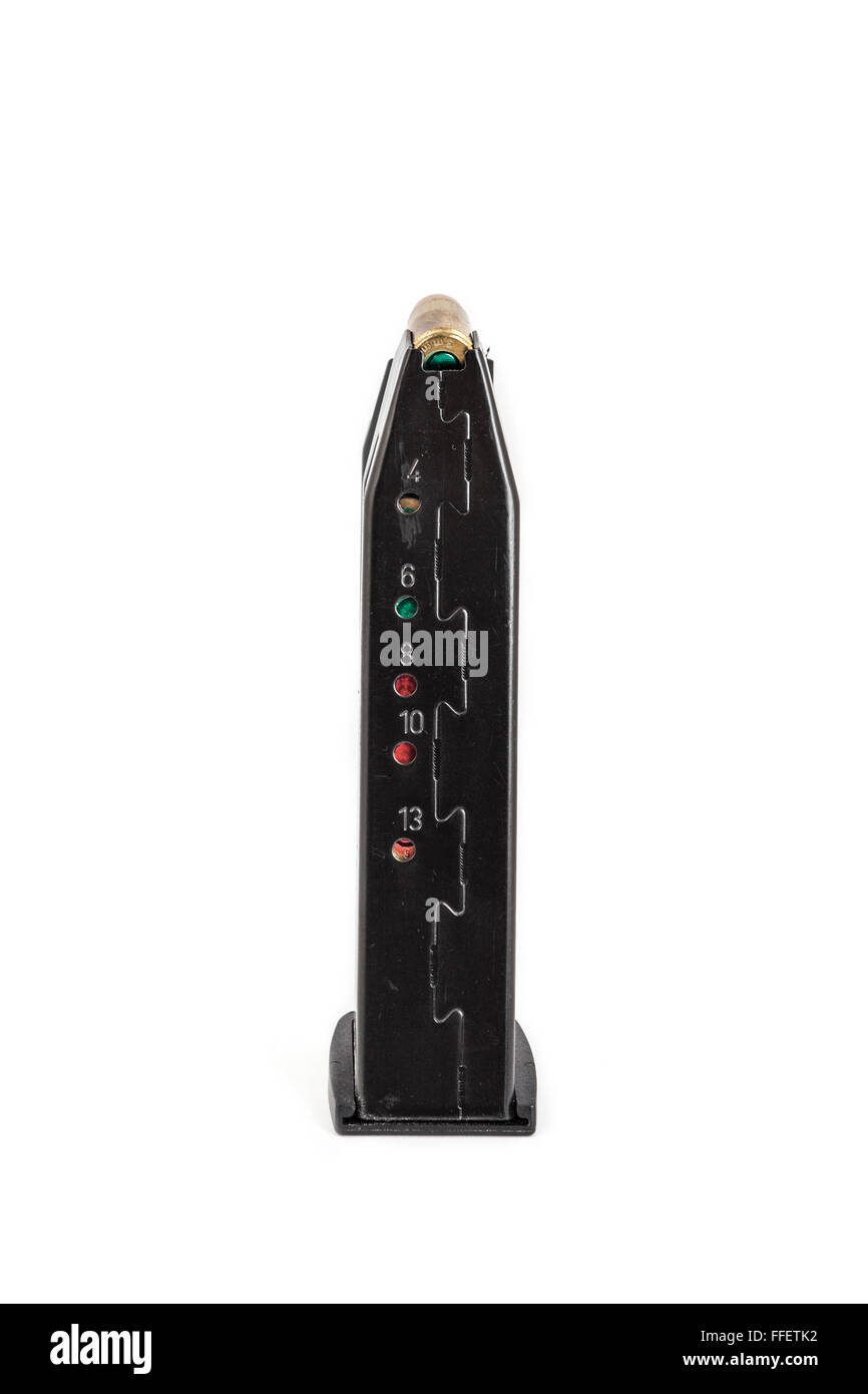 gun magazine full of bullets Stock Photo - Alamy