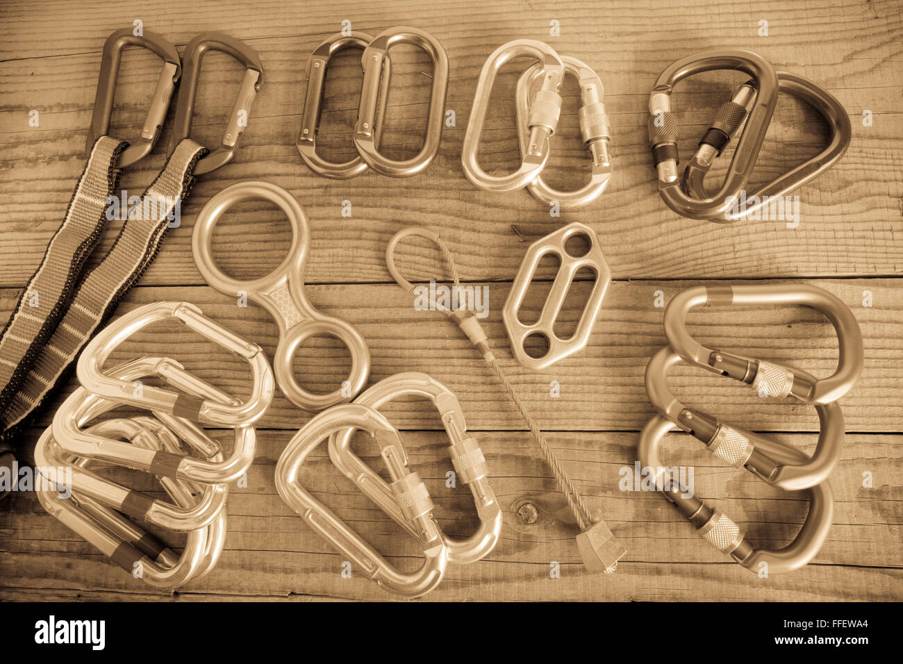 Mountain gear for climbing Stock Photo - Alamy