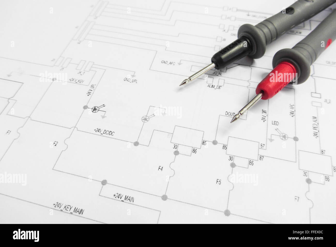 testing electronics devices Stock Photo - Alamy