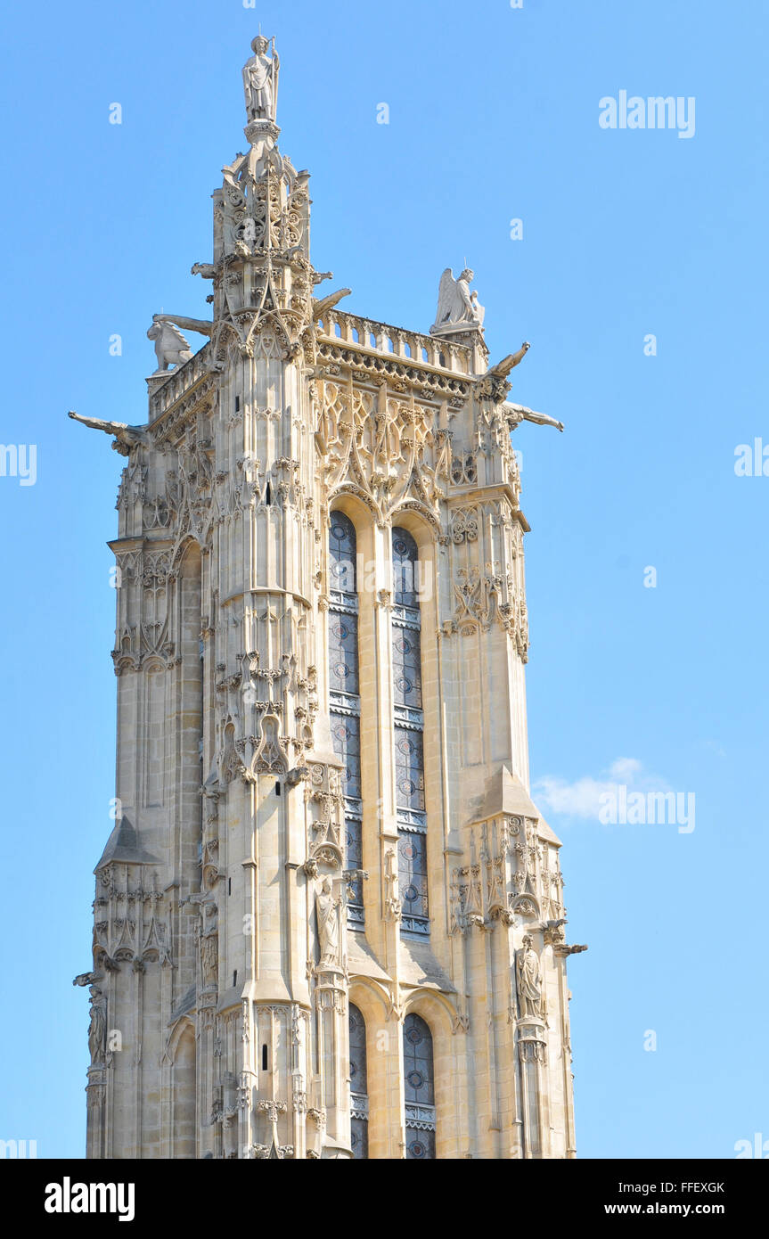 Gothic architecture in Paris, France Stock Photo - Alamy