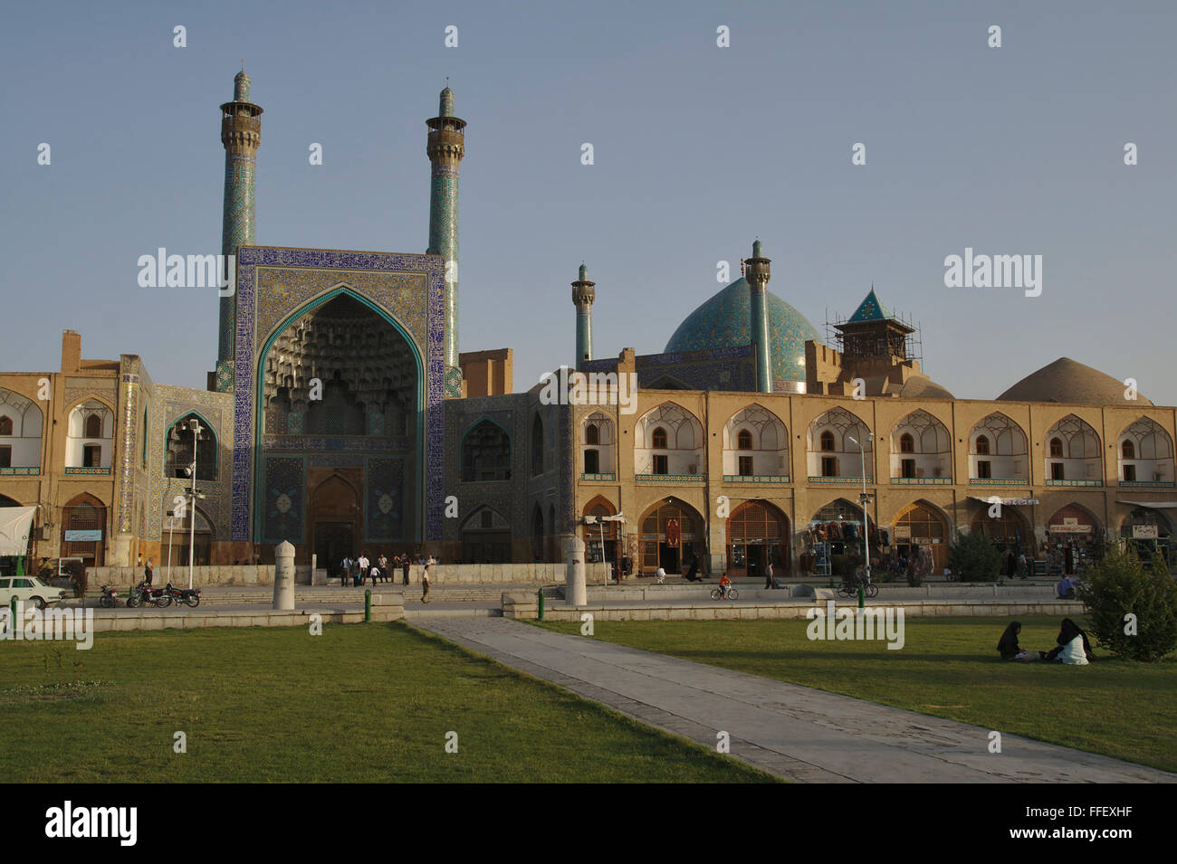 Imam Mosque (Shah Mosque) on Imam Square in Isfahan, Iran Stock Photo ...