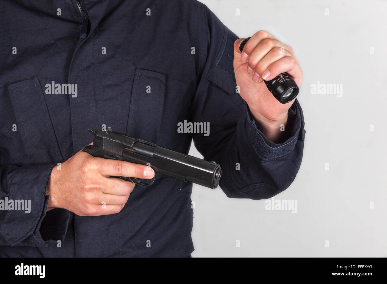 Automatic flashlight hi-res stock photography and images - Alamy