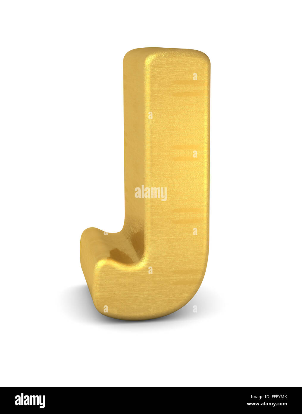 3d letter J gold Stock Photo - Alamy