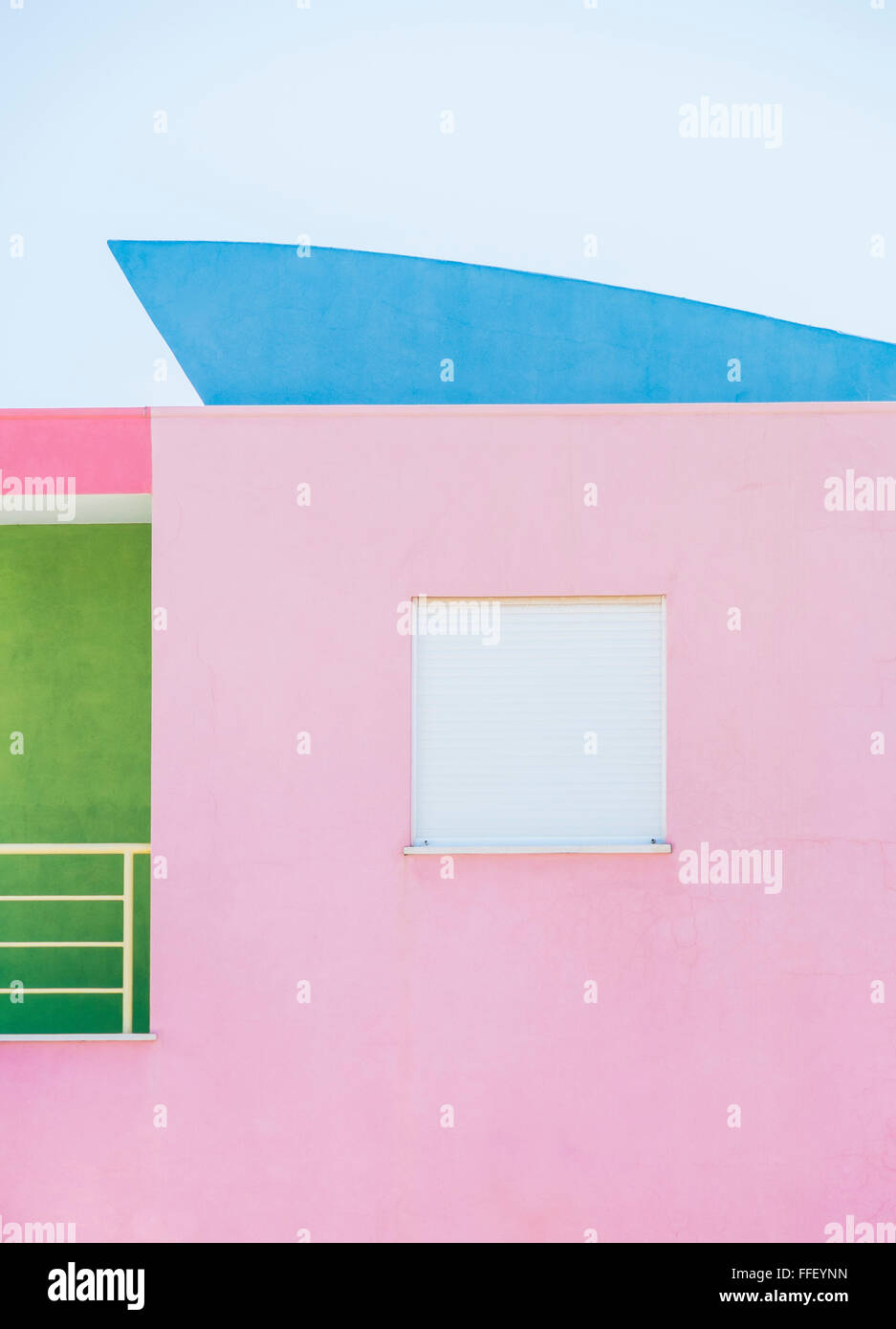 Pastel blue house hi-res stock photography and images - Alamy