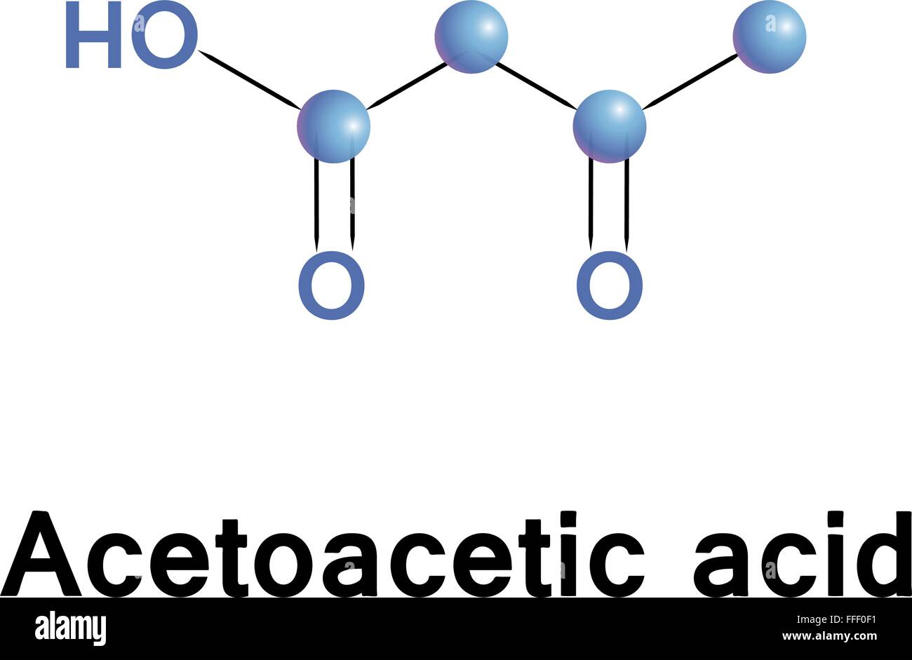 Acetoacetic acid structure Stock Vector Image & Art - Alamy