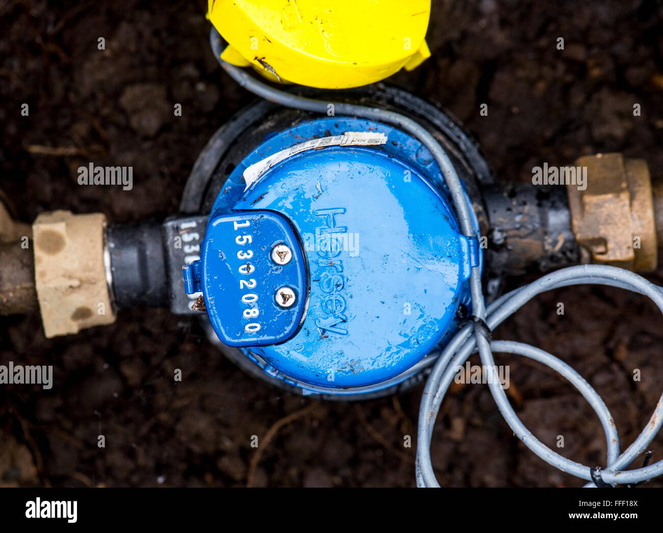 Residential water meter hi-res stock photography and images - Alamy