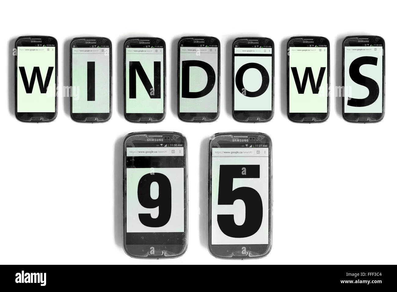 Windows 95 phone hi-res stock photography and images - Alamy
