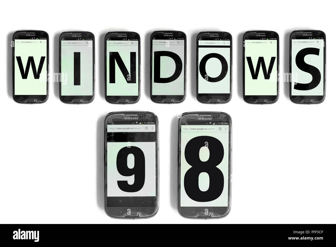 Windows 98 phone hi-res stock photography and images - Alamy