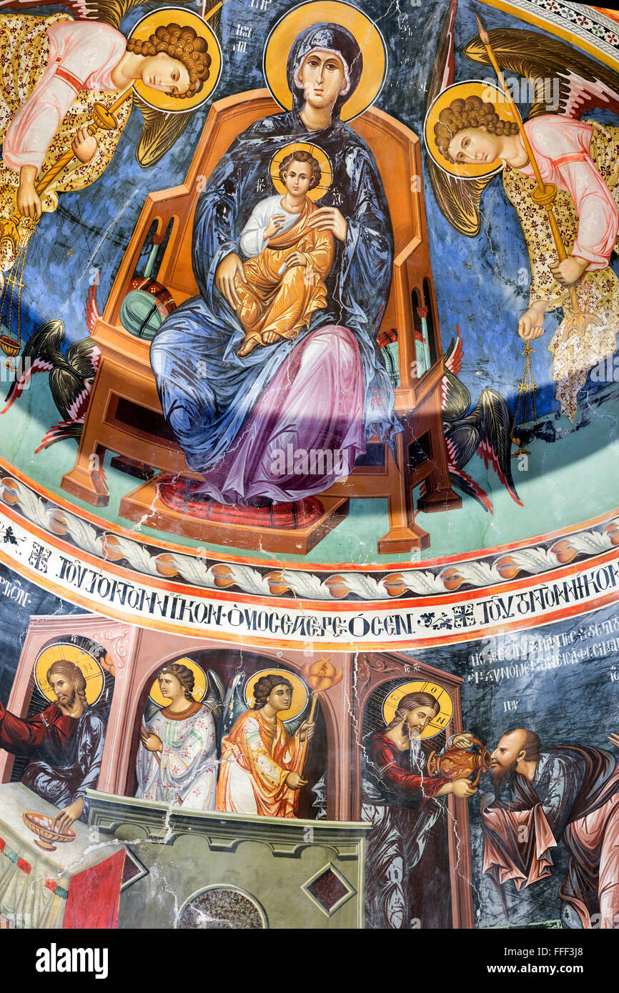 Fresco in Panagia Podhithou (Church of the Virgin Podithou), Galata ...