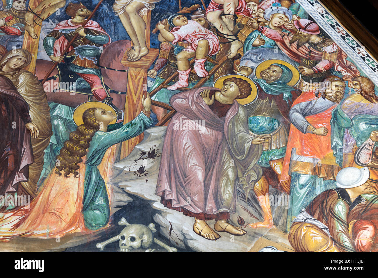 Fresco in Panagia Podhithou (Church of the Virgin Podithou), Galata ...