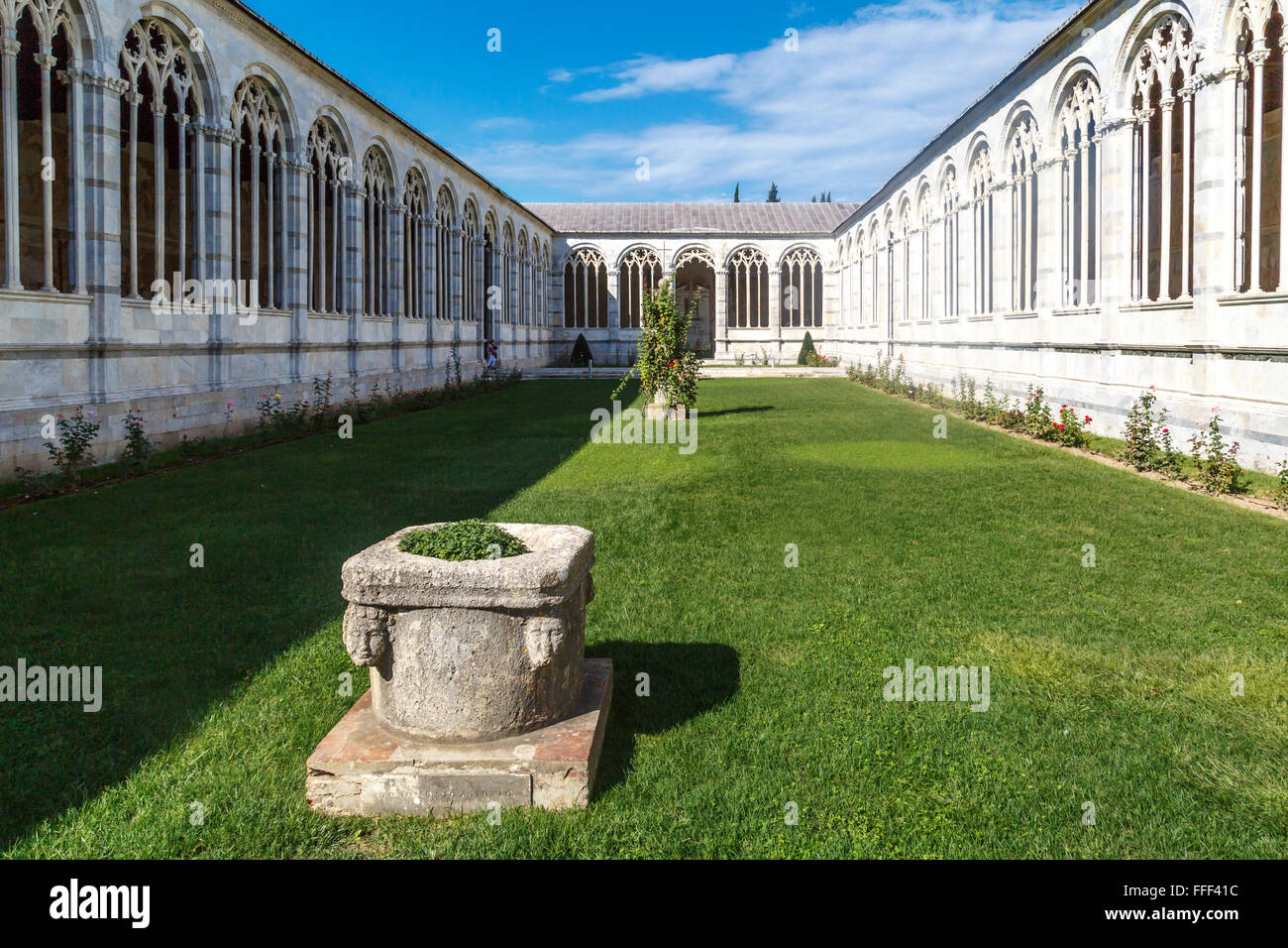 View of Camposanto Monumentale, known as monumentale cemetery, built in ...