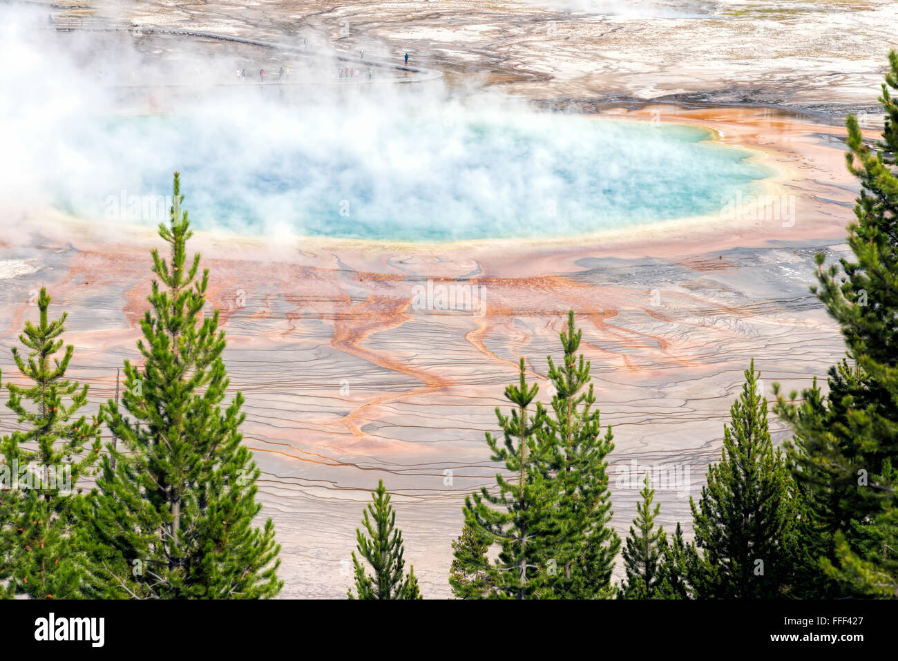 Grand Prismatic Spring Stock Photo - Alamy