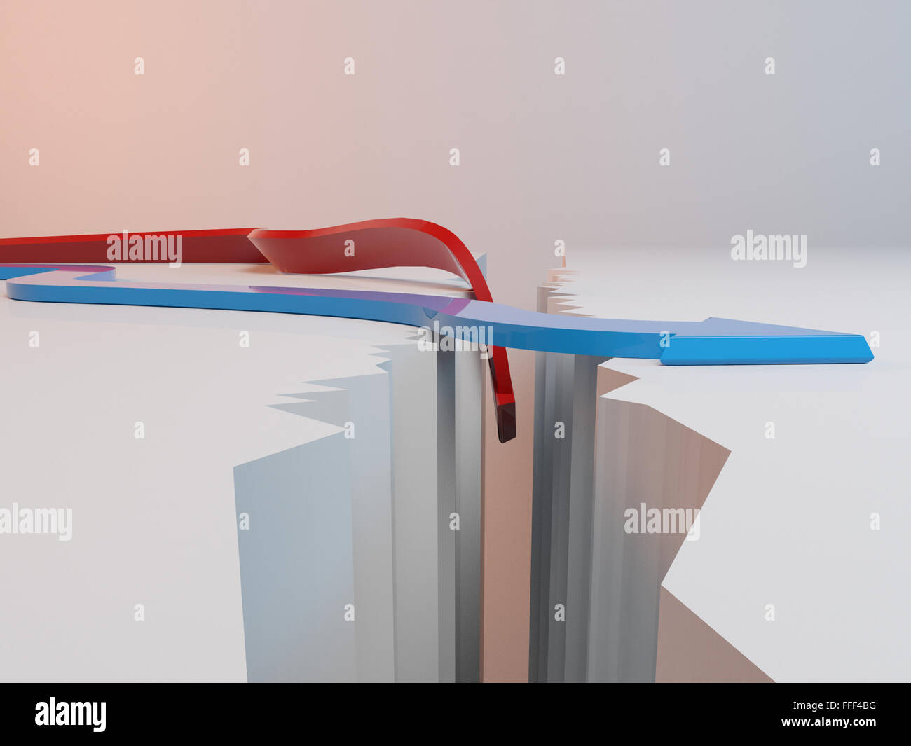 Success and failure, good and bad, red and blue, financial collapse ...