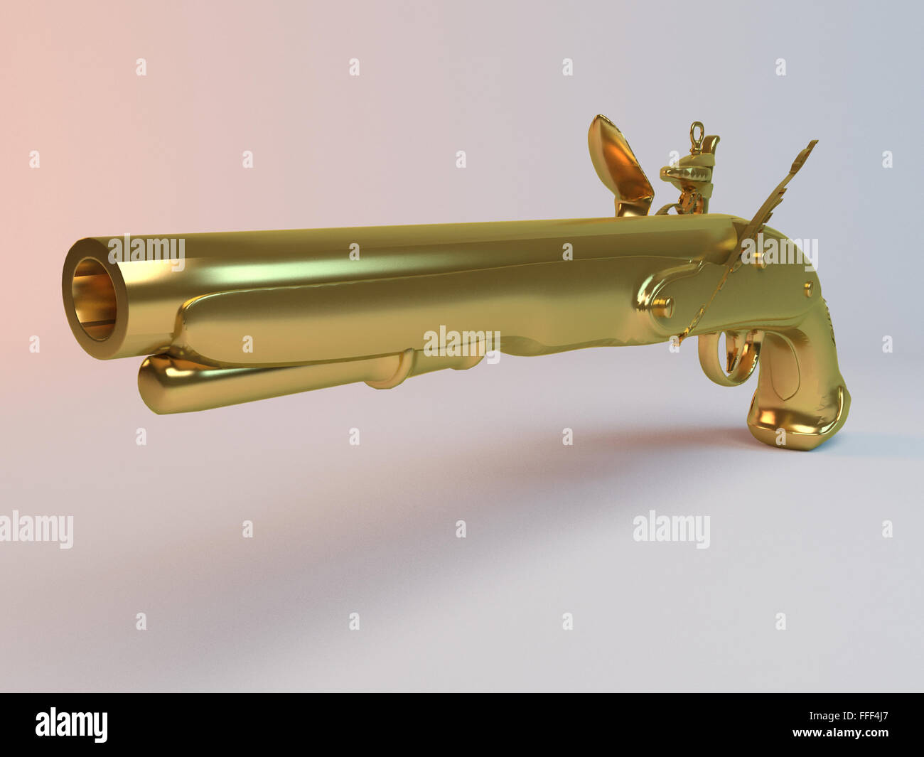 Gun pistol side view hi-res stock photography and images - Alamy