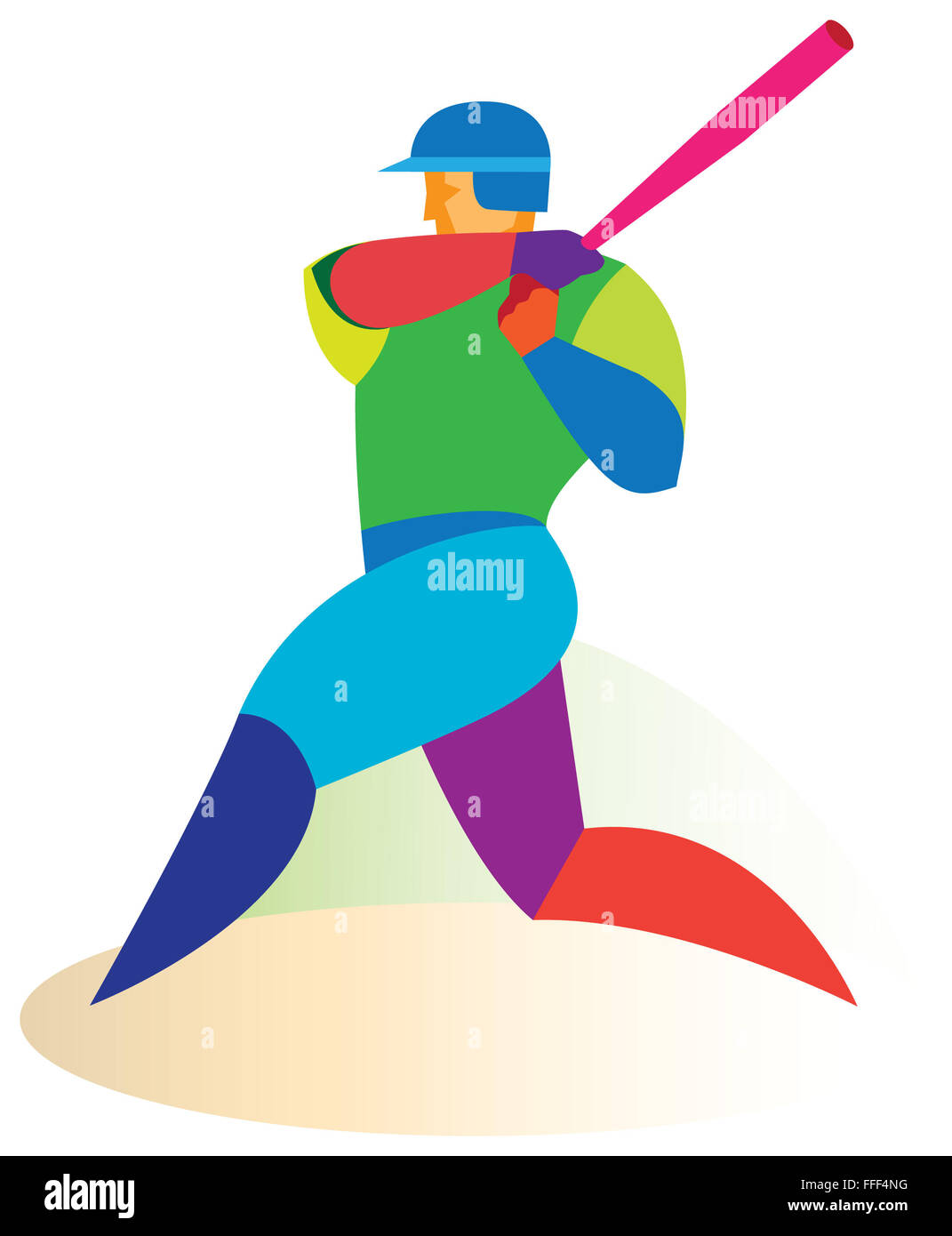 Batter player Cut Out Stock Images & Pictures - Alamy