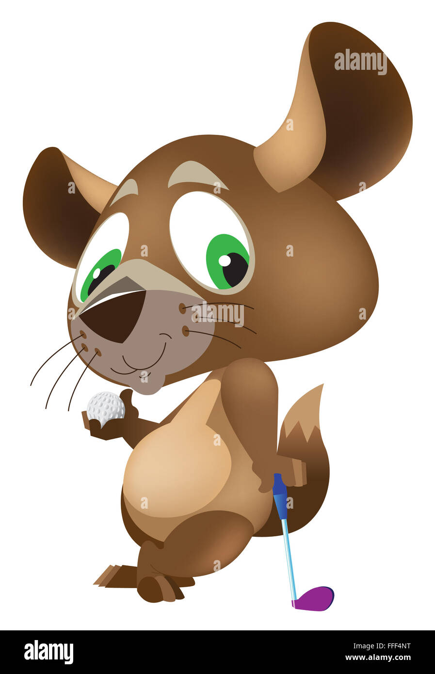 Golf cartoon hi-res stock photography and images - Alamy