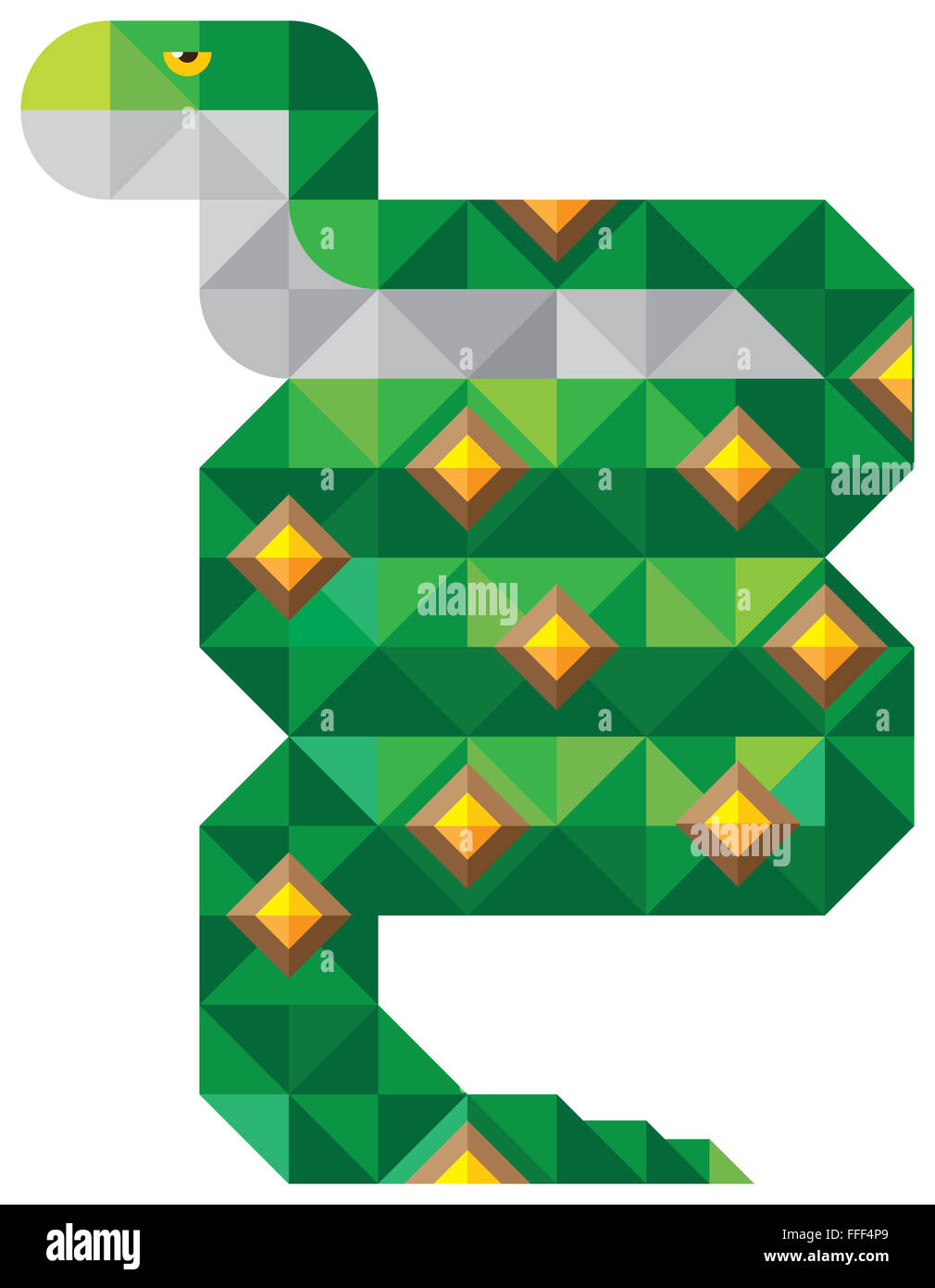 modular image. Animal is snake Stock Photo - Alamy