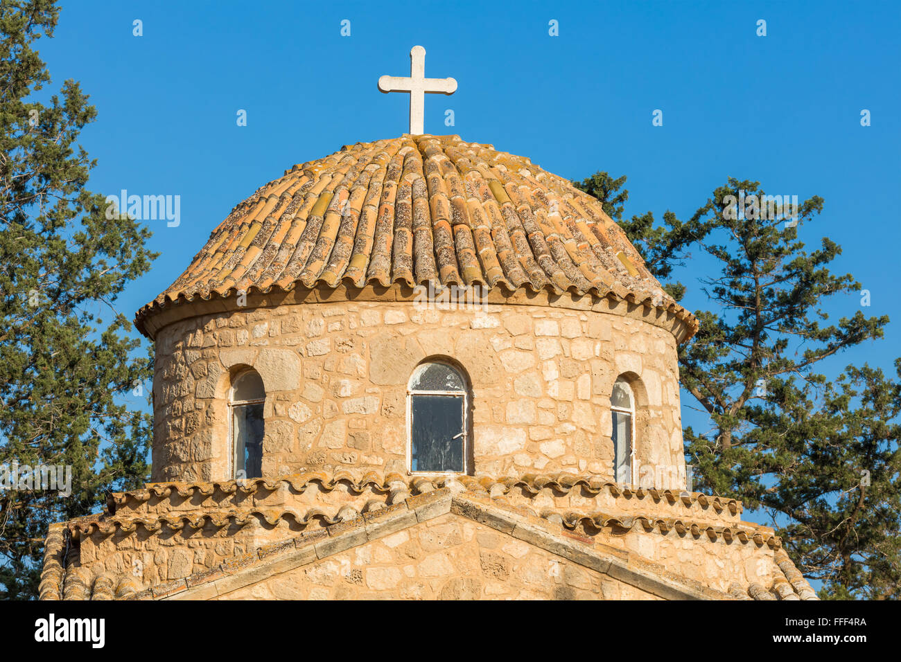 Monastery of St. Barnabas, Northern Cyprus Stock Photo - Alamy