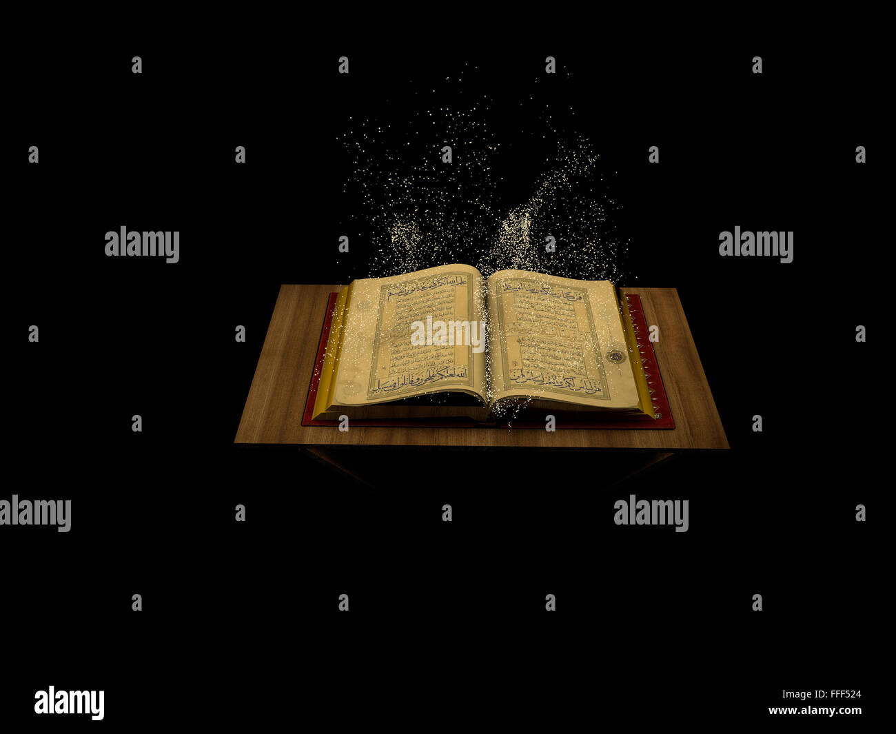 Quran stand hi-res stock photography and images - Alamy