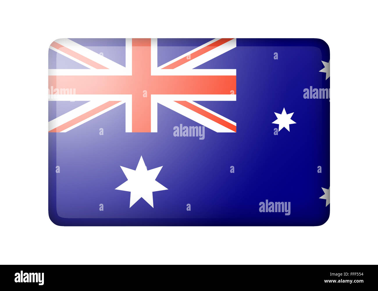 The Australian flag Stock Photo - Alamy
