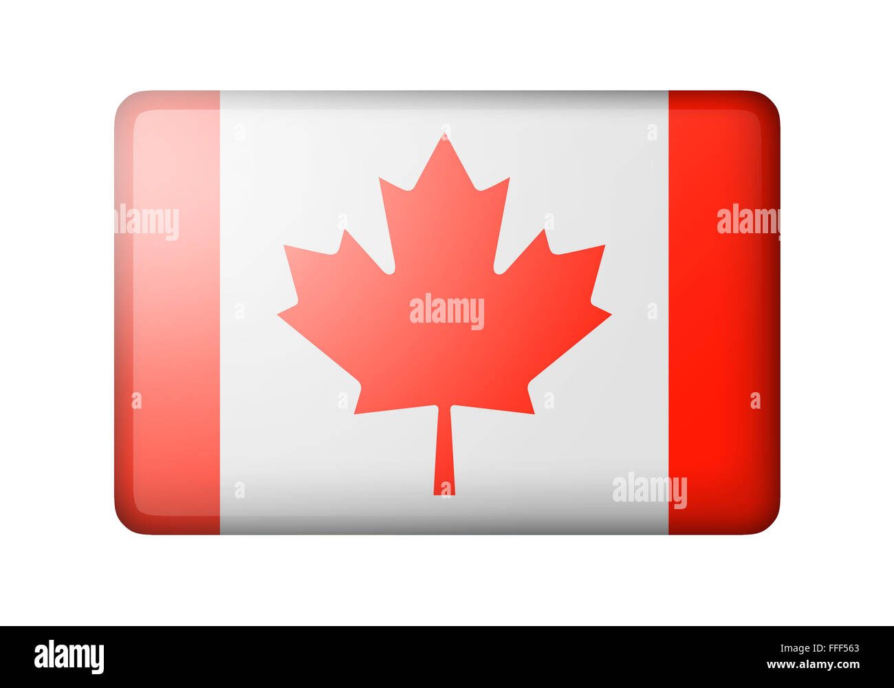 The Canadian flag Stock Photo - Alamy