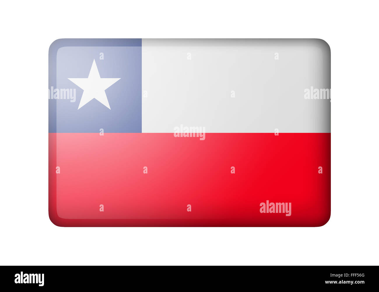 The Chile flag Stock Photo - Alamy