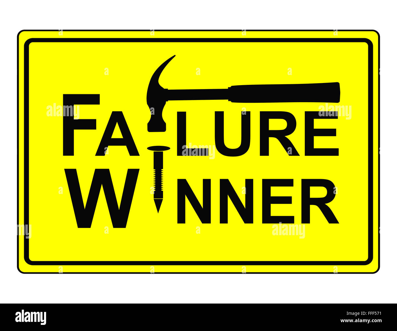 Fail and Win Concept Stock Photo - Alamy