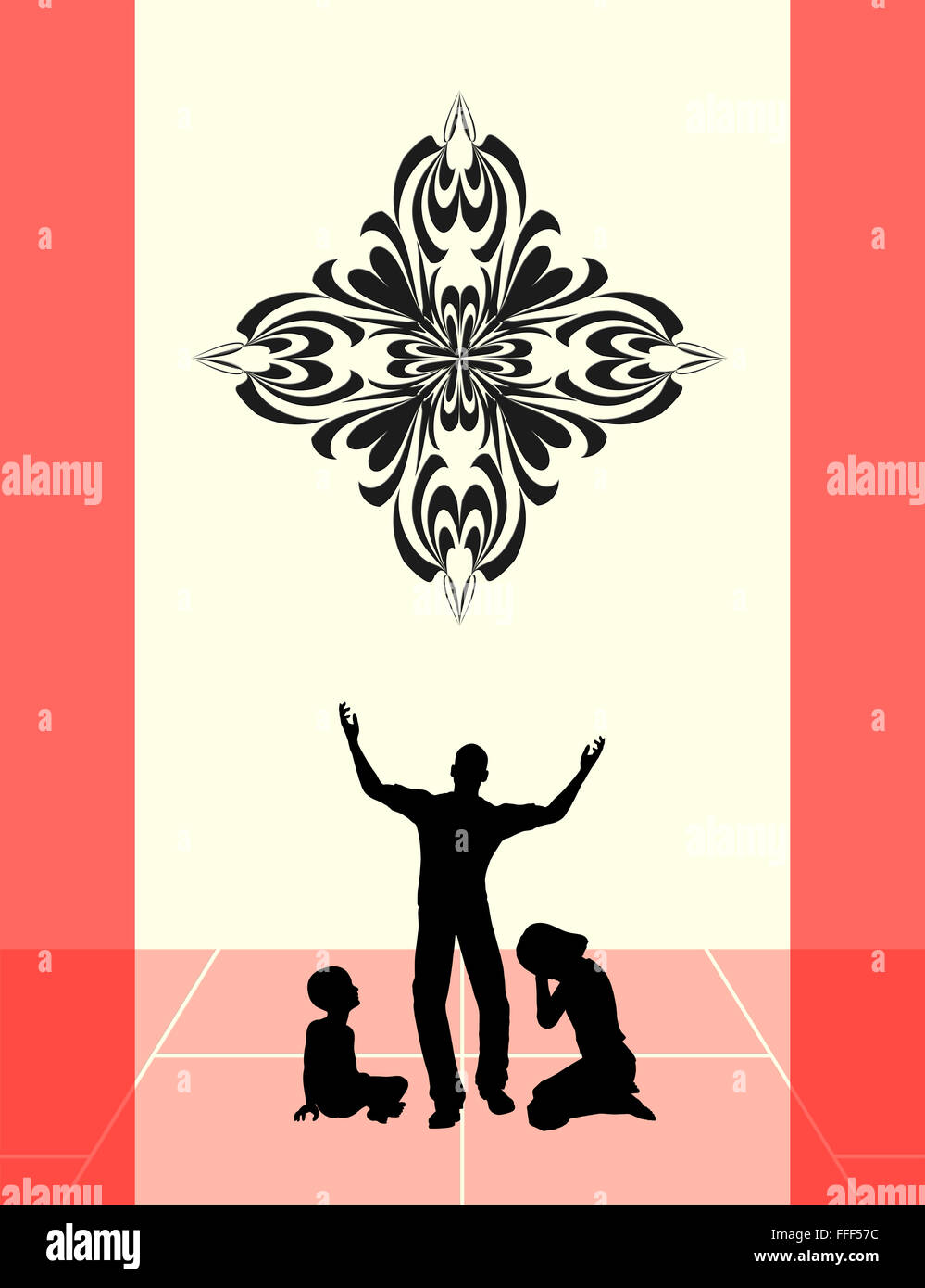 Parents praise child hi-res stock photography and images - Alamy