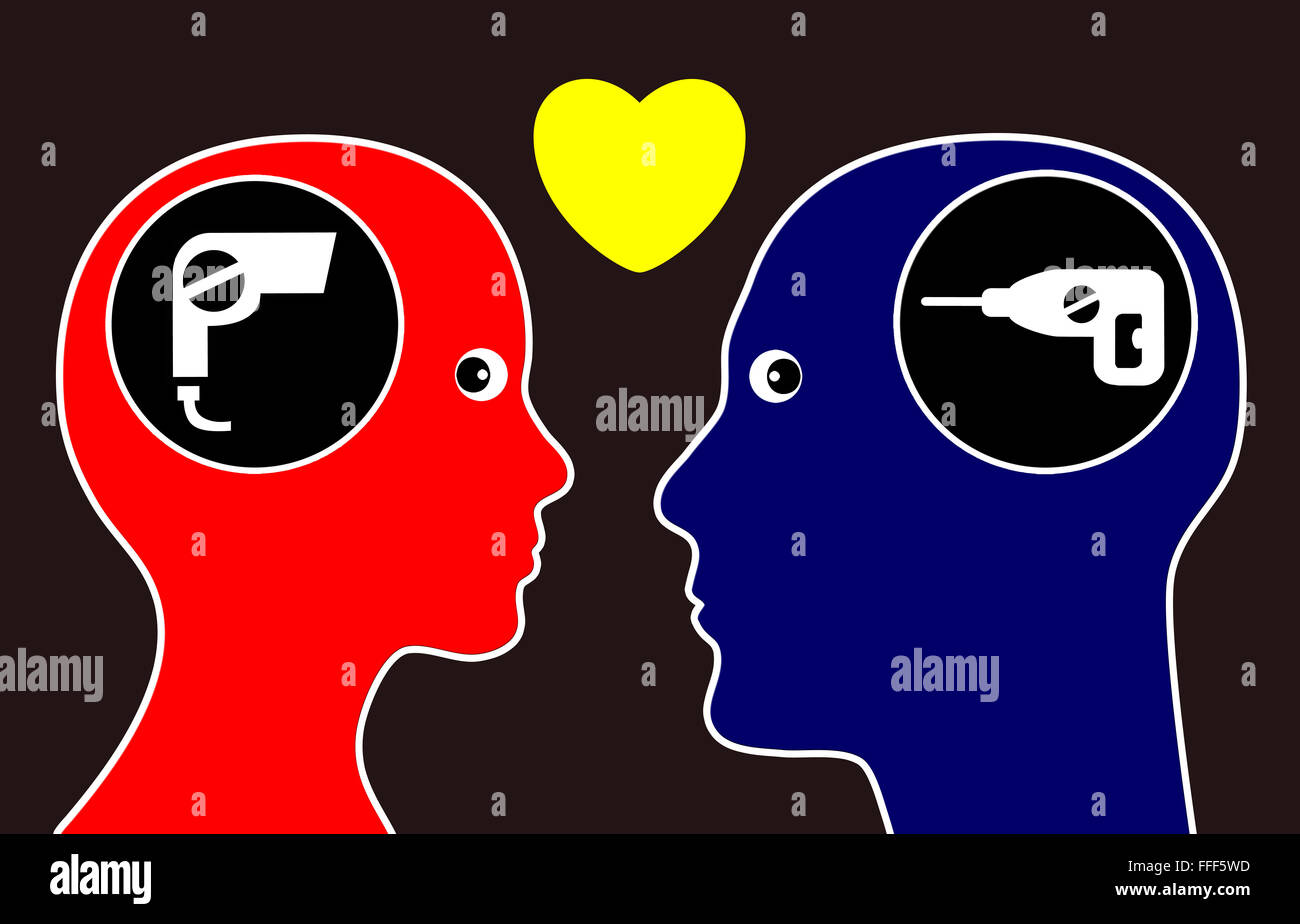 Polar opposite hi-res stock photography and images - Alamy