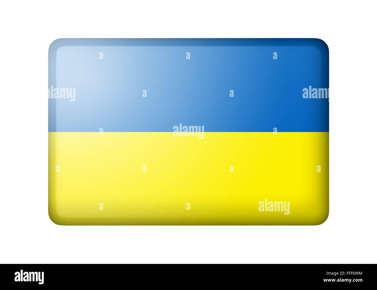 The Ukrainian flag Stock Photo - Alamy